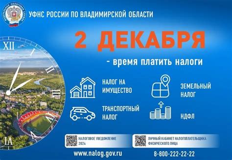 📄2 декабря срок уплаты имущественных налогов Администрация города Коврова