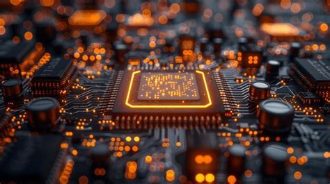 A Ai Based Modern Computer Chip Processor Ic Using By Super Computers With Technology Premium