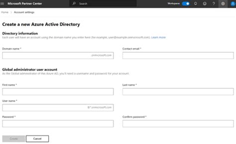 建立新的 Azure Ad 租用戶，以與您的合作夥伴中心帳戶建立關聯 Windows Apps Microsoft Learn
