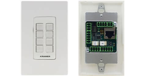 Kramer RC 208 8 Button I O Control Keypad RC 208 US D W B B H