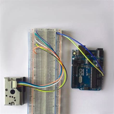 Датчик пыли Gp2y1010au0f и Arduino Uno — Схема подключения и пример