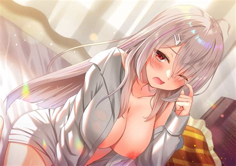おはよー裸ワイシャツのカノジョと朝からいっしょのしあわせ画像