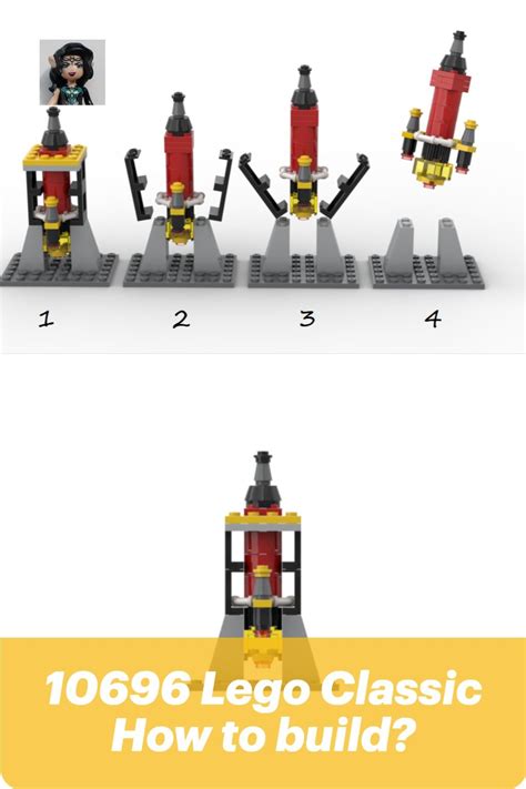 Lego Classic Set 10696 Space Rocket Building Instructions