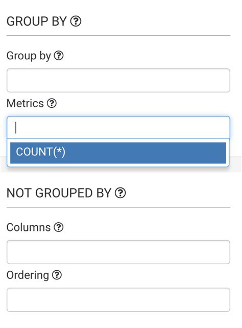 Why We Dont Have Other Metrics But Only The Count Metric On Metrics
