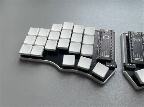 White On White Cantor Keyboard