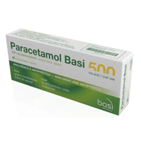 Paracetamol Azevedos 500 Mg 20 Comprimidos