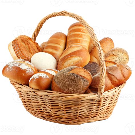 Bread In Basket 47456273 Png