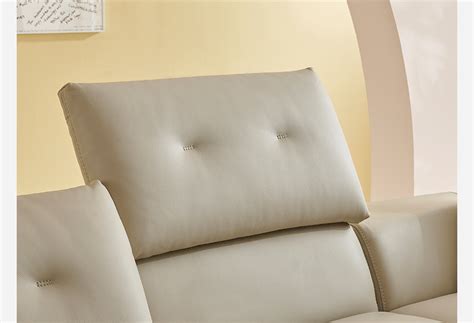 제로지 4인 리클라이너 가죽 소파 [l그레이]