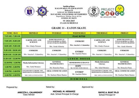 Class Program Template For Educational Purpose Ppt