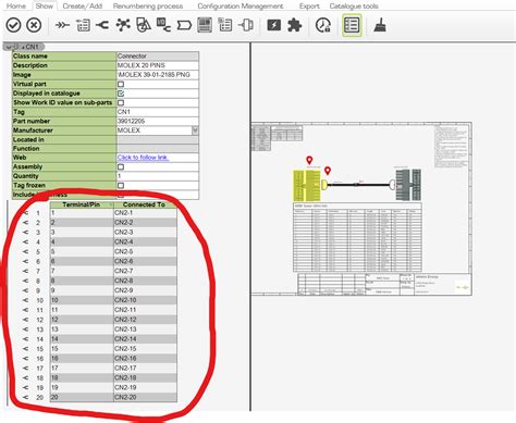 Connector Pin Out Table Skycad