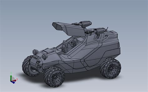 A12 Q10消防侦察车 Solidworks 2009 模型图纸下载 懒石网
