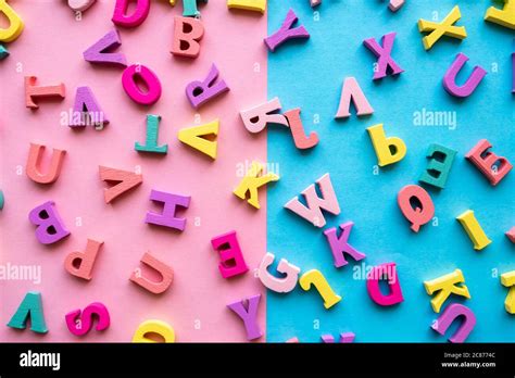 Multi Color Alphabet Letters Hi Res Stock Photography And Images Alamy