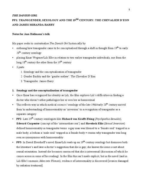 Transgender Sexology And The 19th Century Pdf Sexology Homosexuality