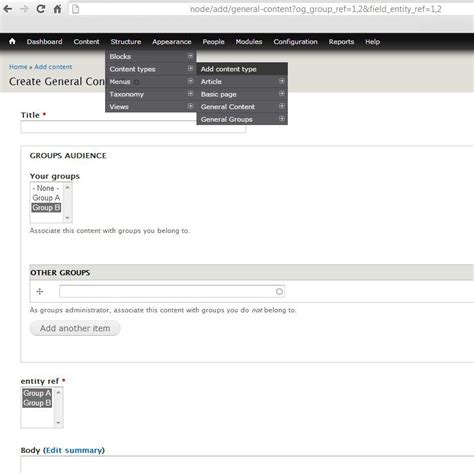 Entity Reference Prepopulate Does Not Work On Multiple Og Audience