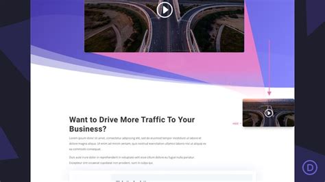 How To Create A Sticky Promo Video With A Showhide Toggle In Divi Promo Videos Best Blogging