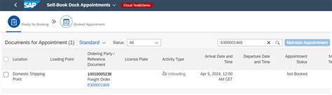 Inbound Process Flow SAP TM BN L Mastering Logistics NAV IT