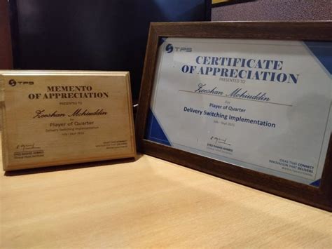 Zeeshan Mohiuddin Istqb® On Linkedin Thankyou Tps For This Appreciation