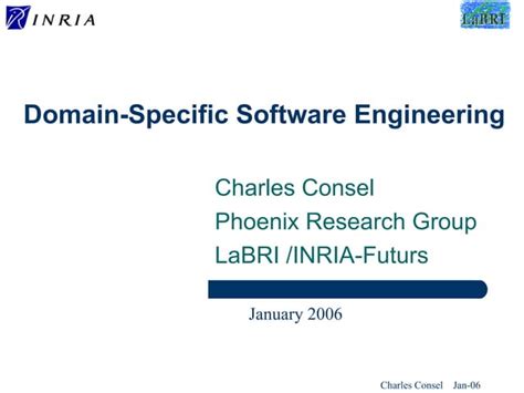Domain Specific Software Engineering Ppt Programming Languages