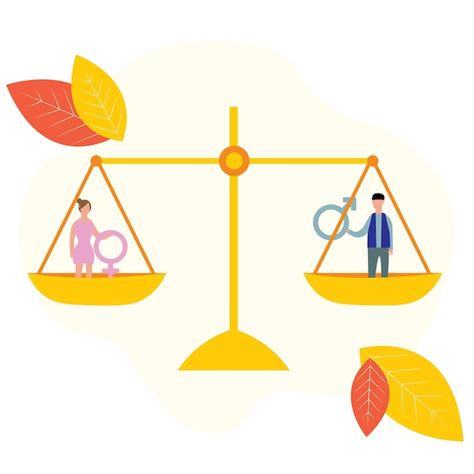 Premium Vector Vector Gender Equality Illustrated Concept