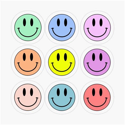 Happy Faces Sticker By Snehajindal Art Artofit