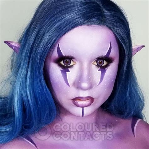 Purple Witch Coloured Contact Lenses Daily Coloured Contact Lenses