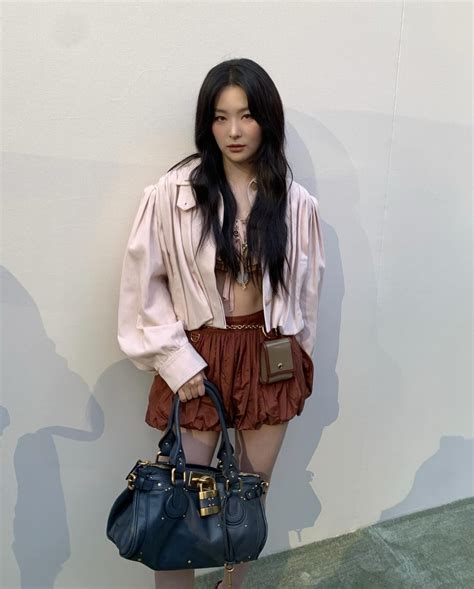 파리에서 레드벨벳 슬기 과감한 의상  연예 포토 토크 네모판