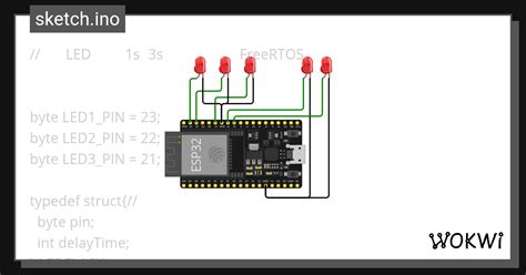 FreeRTOS For Learning Wokwi ESP32 STM32 Arduino Simulator