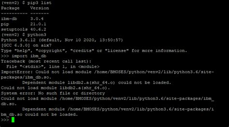 Dependent Module Libdb A Shr O Could Not Be Loaded Issue Ibmdb Python Ibmdb GitHub