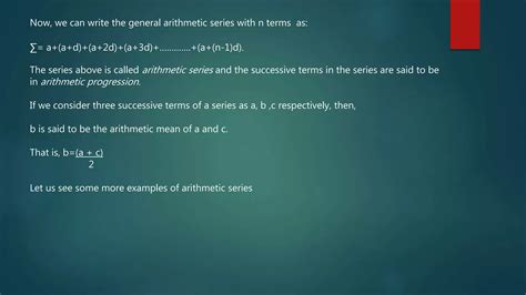 Arithmetic Progression PPT