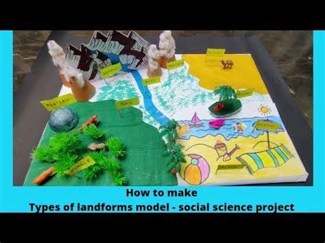 Landforms Model Science Model Science Project
