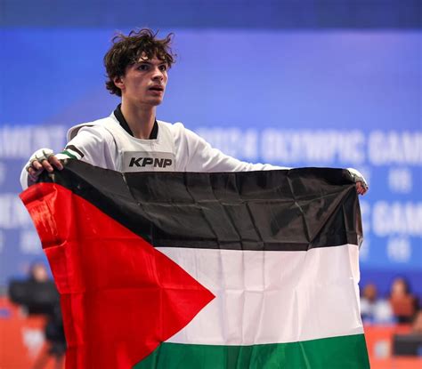 Palestines Omar Ismail Makes History By Qualifying For 2024 Paris Olympics In Taekwondo