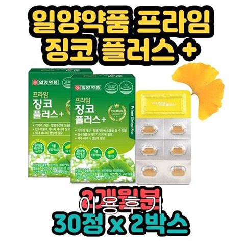 일양약품 징코 징코민 플러스 은행 은행잎 추출물 혈액순환 영양제 개선제 손발저림 다리저림 저혈압 혈류량 혈관 혈행 천식 증상 완화 건강 염증 심장혈관 기억력 개선 플라보놀