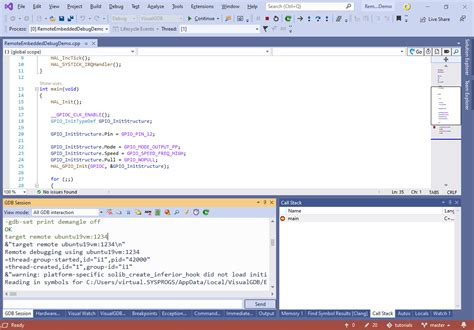 Debugging Embedded Projects Remotely Visualgdb Tutorials