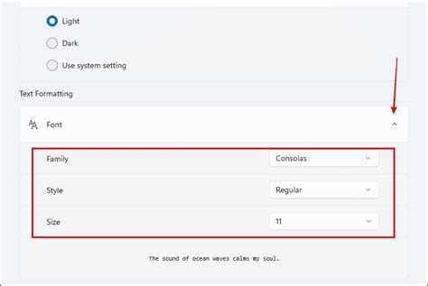 sätt att anpassa Windows Notepad appen Ericsson Tek