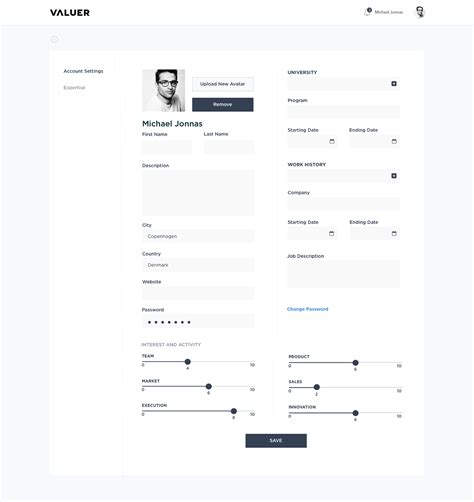 User Settings On Behance User Settings On Behance