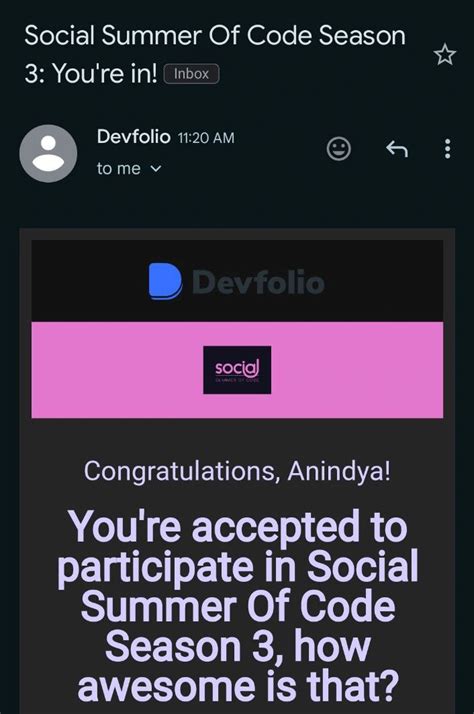Anindya Dolui On Linkedin Socialsummerofcode Opensource Hackathon