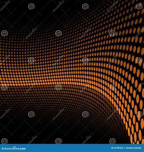 Doted Background Stock Vector Illustration Of Orange 6199354
