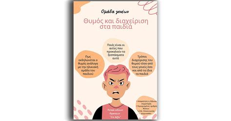 Ομάδα Γονέων με θέμα Θυμός και Διαχείριση στα παιδιά από το Κέντρο Ειδικών Θεραπειών Επί