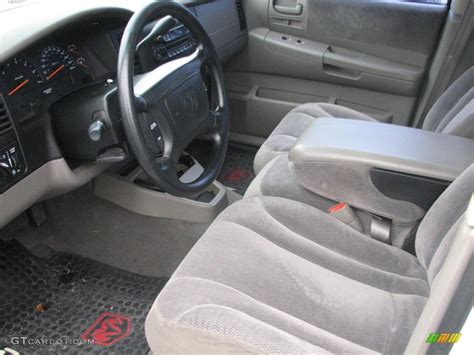 Dark Slate Gray Interior 2002 Dodge Dakota Sport Quad Cab Photo