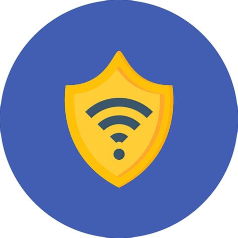 Premium Vector Wifi Security Flat Illustration