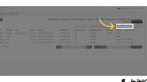 How Do I Deletepermanently Delete And Restore An Uploaded File Bitkode