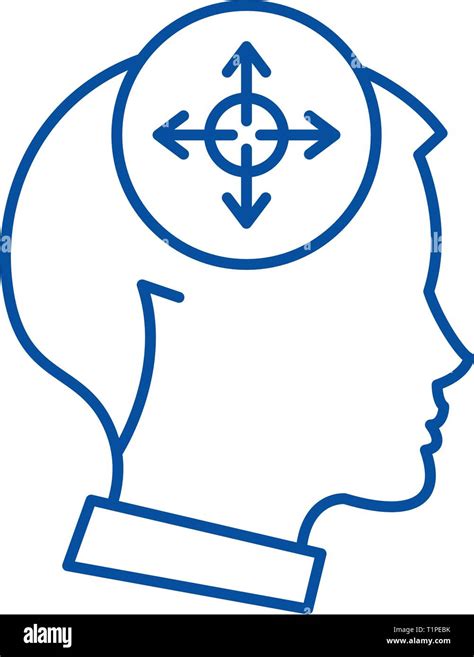 Decision Making Line Icon Concept Decision Making Flat Vector Symbol Sign Outline