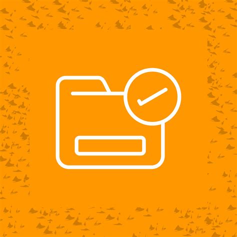 Folder With A Checkmark Vector Icon 36905129 Vector Art At Vecteezy