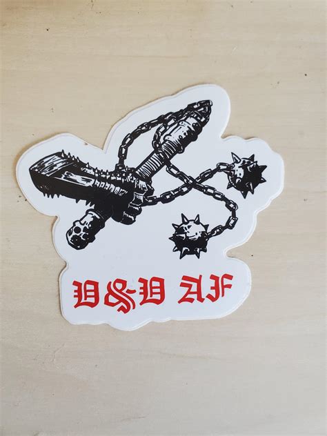 Dandd Af Sticker Knight Owl Publishing