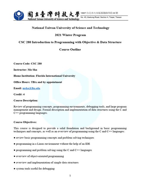 csc280introductiontoprogrammingwithobjectiveanddatastructure pdf c