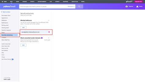 Yahoo Mail Whitelisting Guide The Texas Flyover