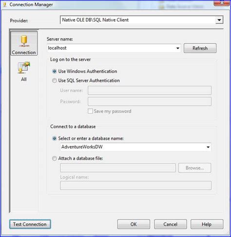 Sql Server Integration Services Ssis Connection Managers