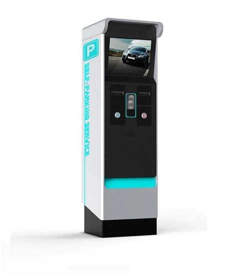 Smart Car Parking Access Control System Pay On Exit Station Parking System Equipment And