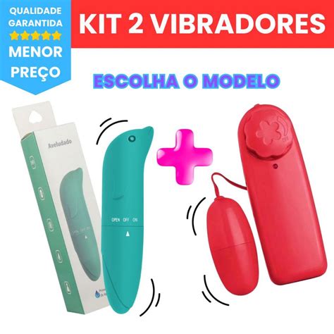 Kit Vibrador Golfinho Ponto G Escolher Modelo Vibrador Cápsula Bullet Com Controle