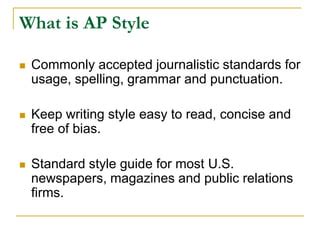 AP Style Guide PDF